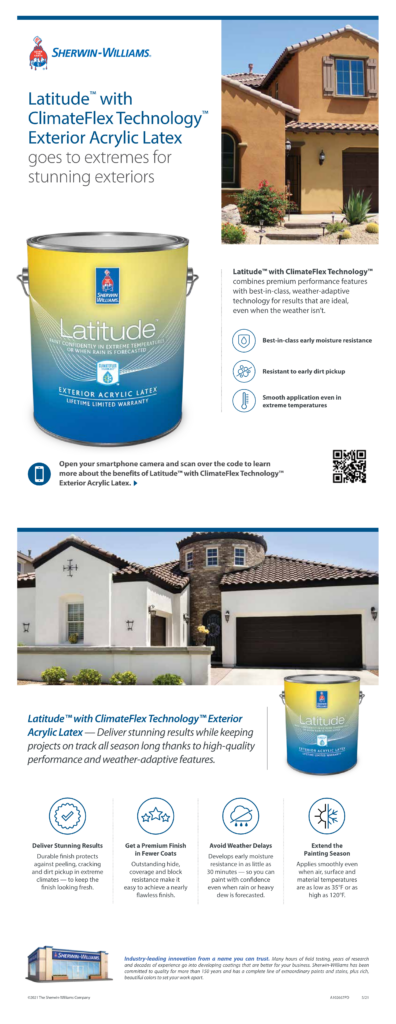 Latitude Exterior Acrylic Latex Paint - Pro Crew Painting Vancouver
